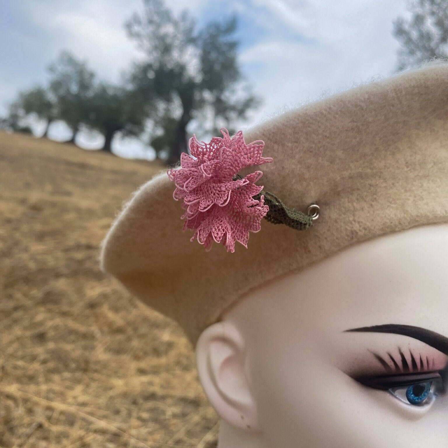 Pink Carnation Broochcrochet Broochclove Pink Broochflower - Etsy