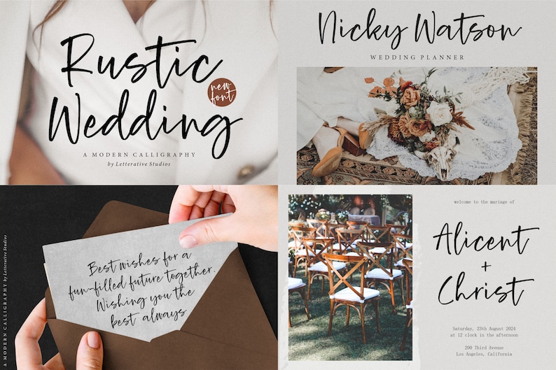 Wedding Font Bundle - 49 Elegant Fonts - Etsy Australia