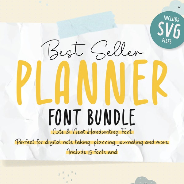 Font Bundle - Etsy