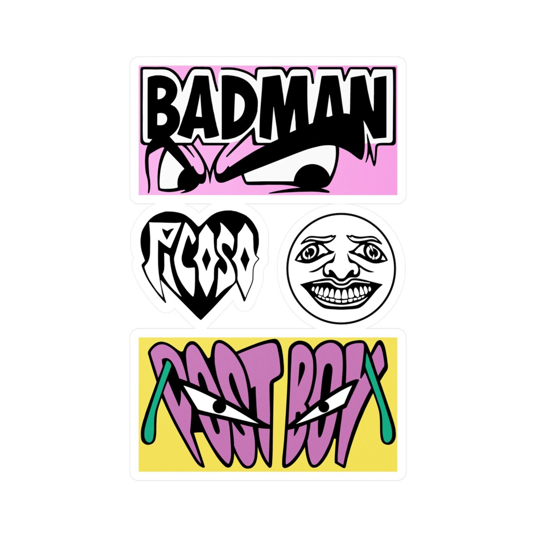 Dragon Ball Z Badman Vegeta and Piccolo Stickers, Anime Kiss-cut Vinyl ...