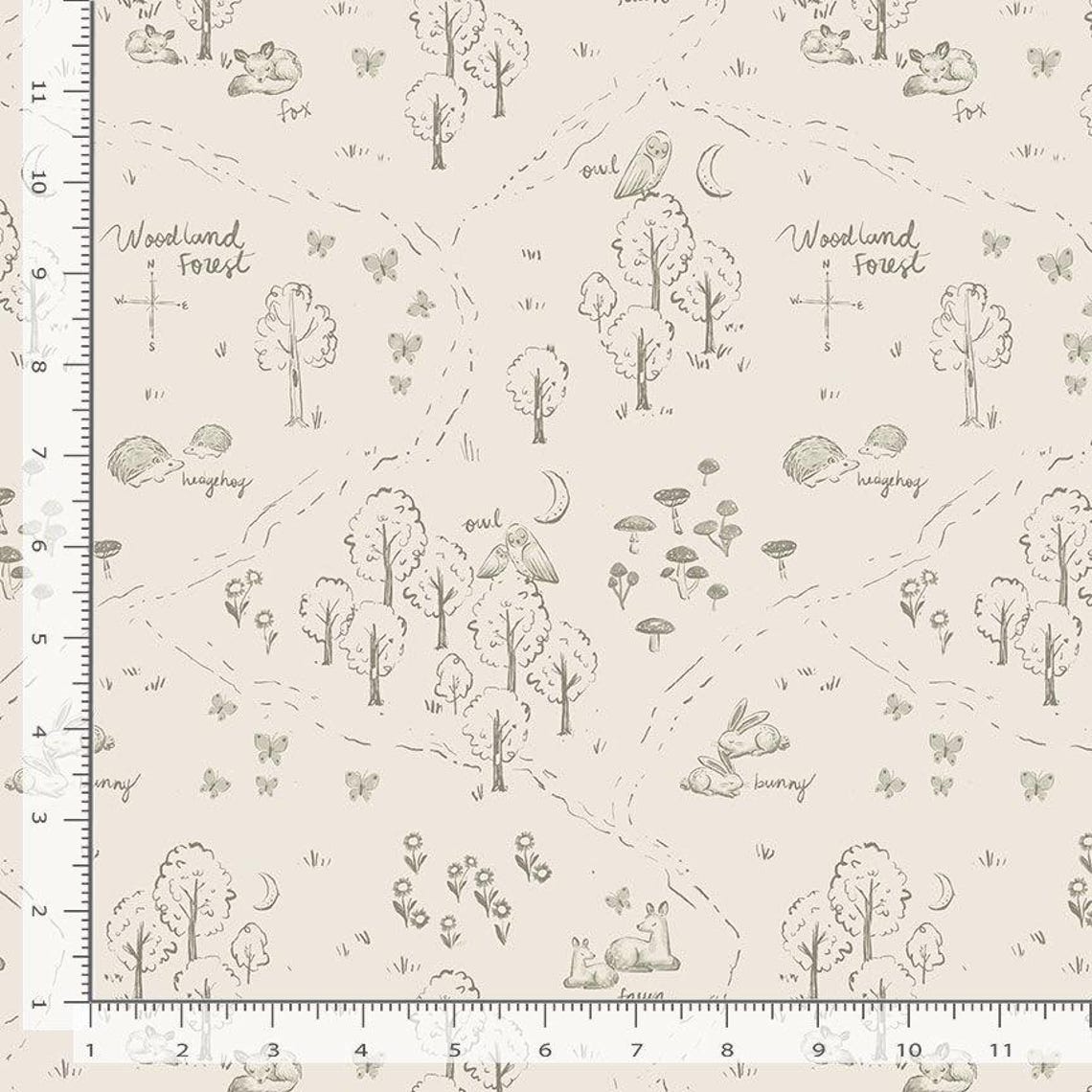 Woodland Map:willow Collection - Etsy