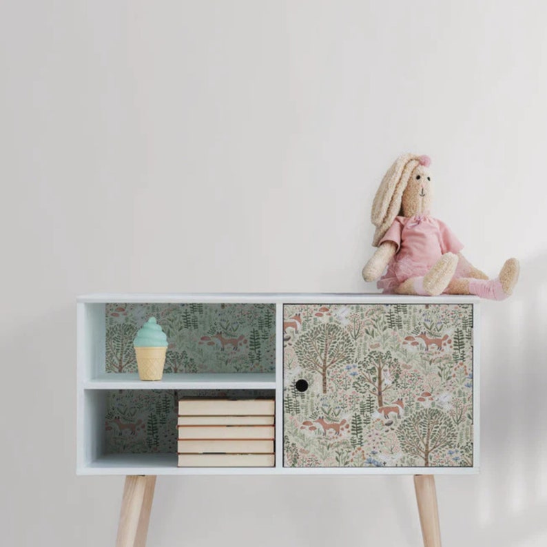 Folklore Forest Wallpaper Sample 9x9 FREE SHIPPING - Etsy
