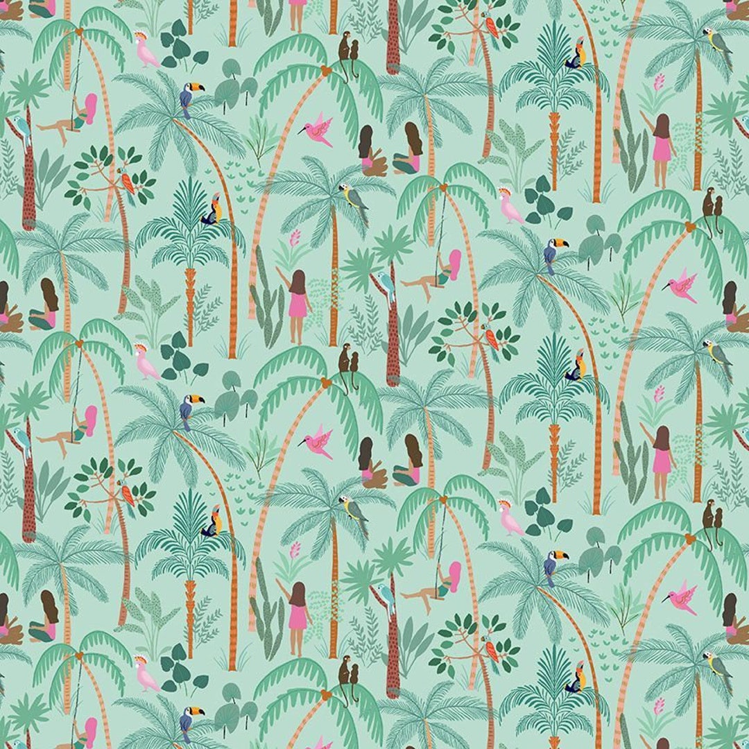 Croc My World Collection Keep Palm & Carry on Fabric - Etsy