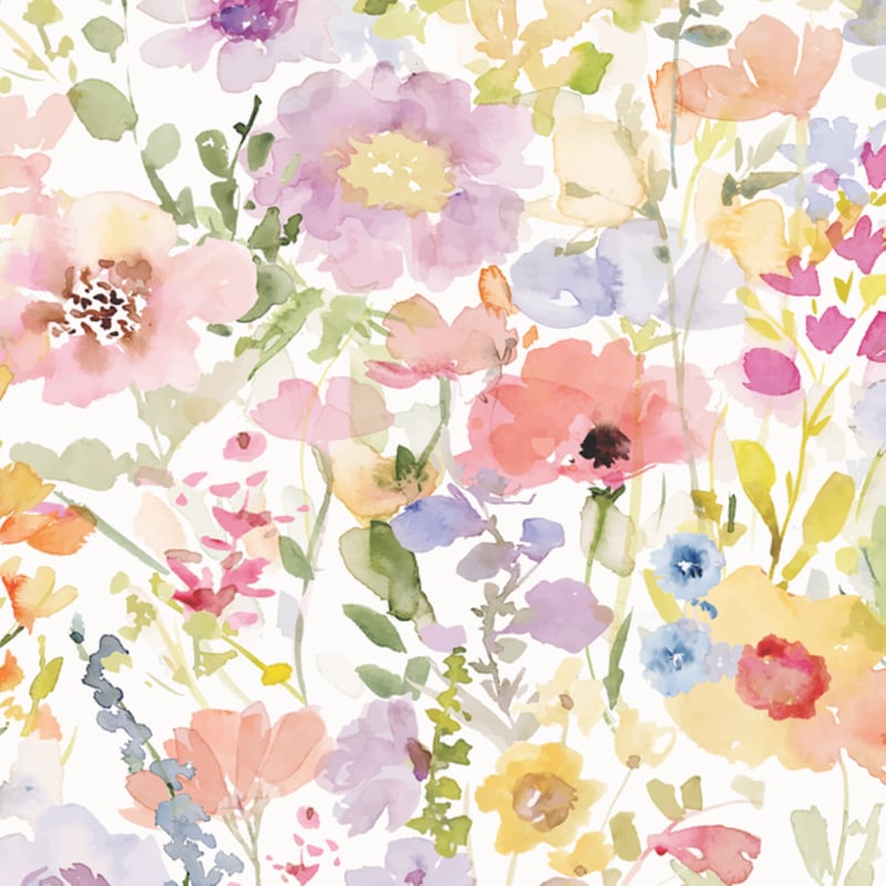 Floral Kona Cotton Fabric - Etsy