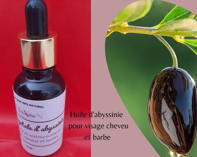 Natural Oil From Abyssinia Cold Pressed, Pure for Face and Hair and ...