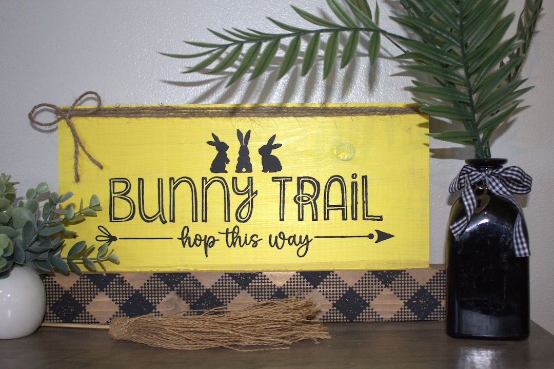 Bunny Trail Hop This Way - Etsy