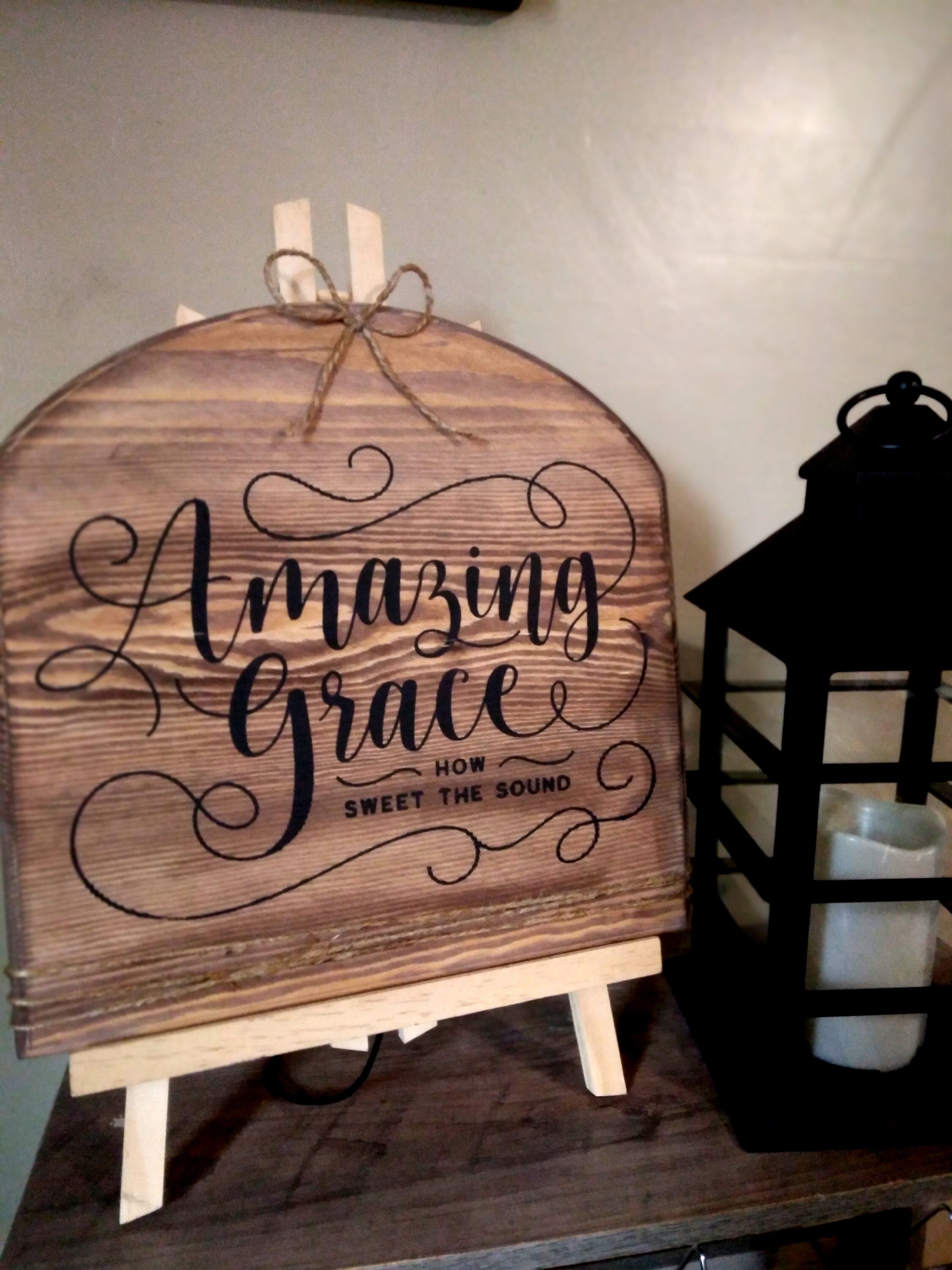 Amazing Grace Wood Plaque - Etsy