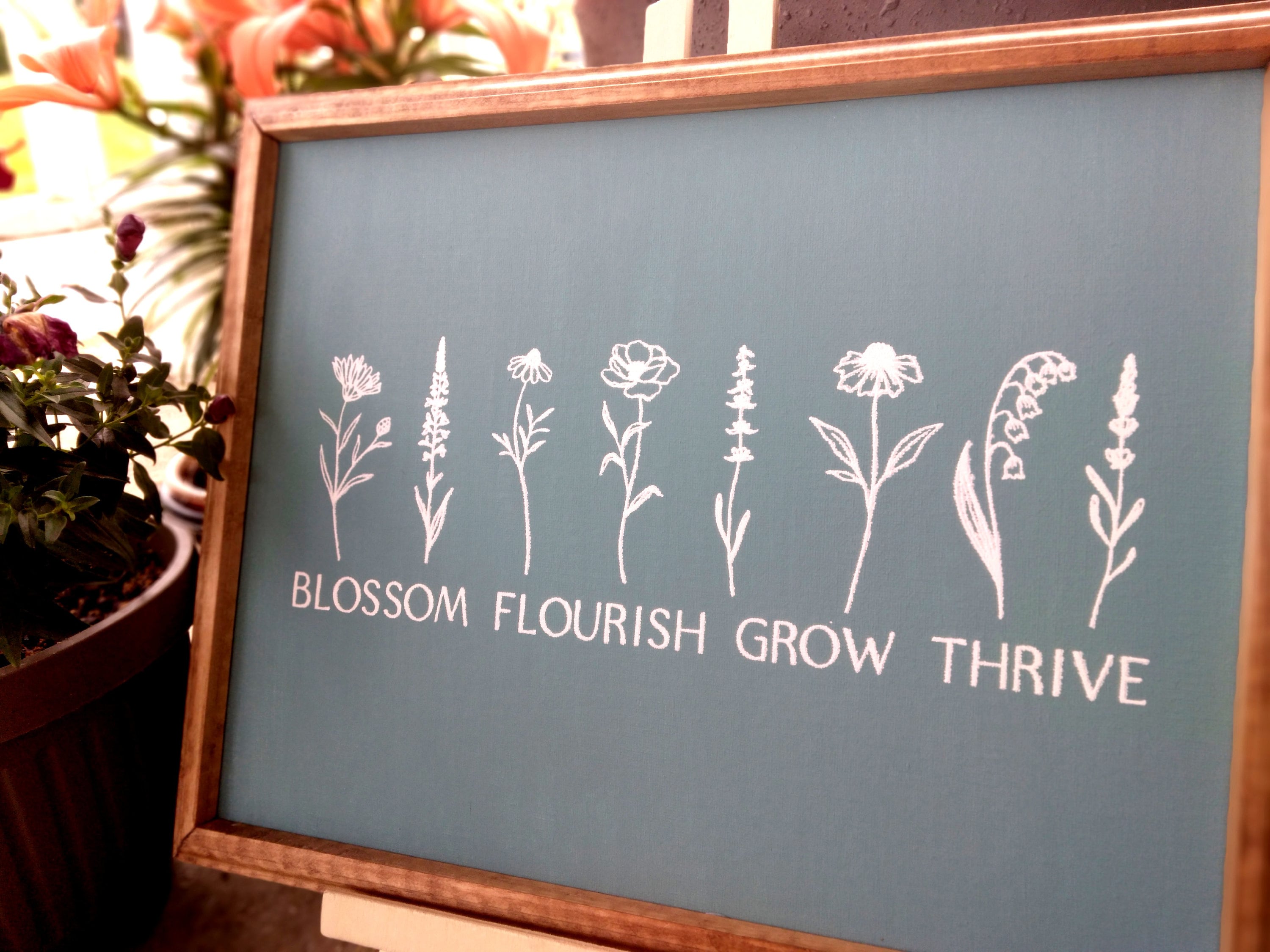 Blossom-flourish-grow-thrive Picture - Etsy