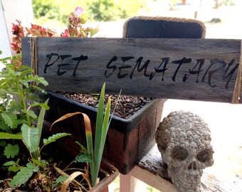 Pet Sematary Sign - Etsy