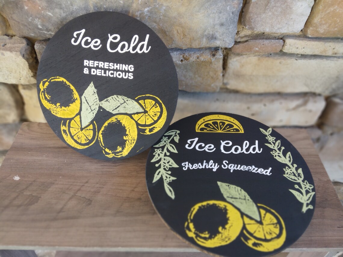 Ice Cold Lemonade - Etsy