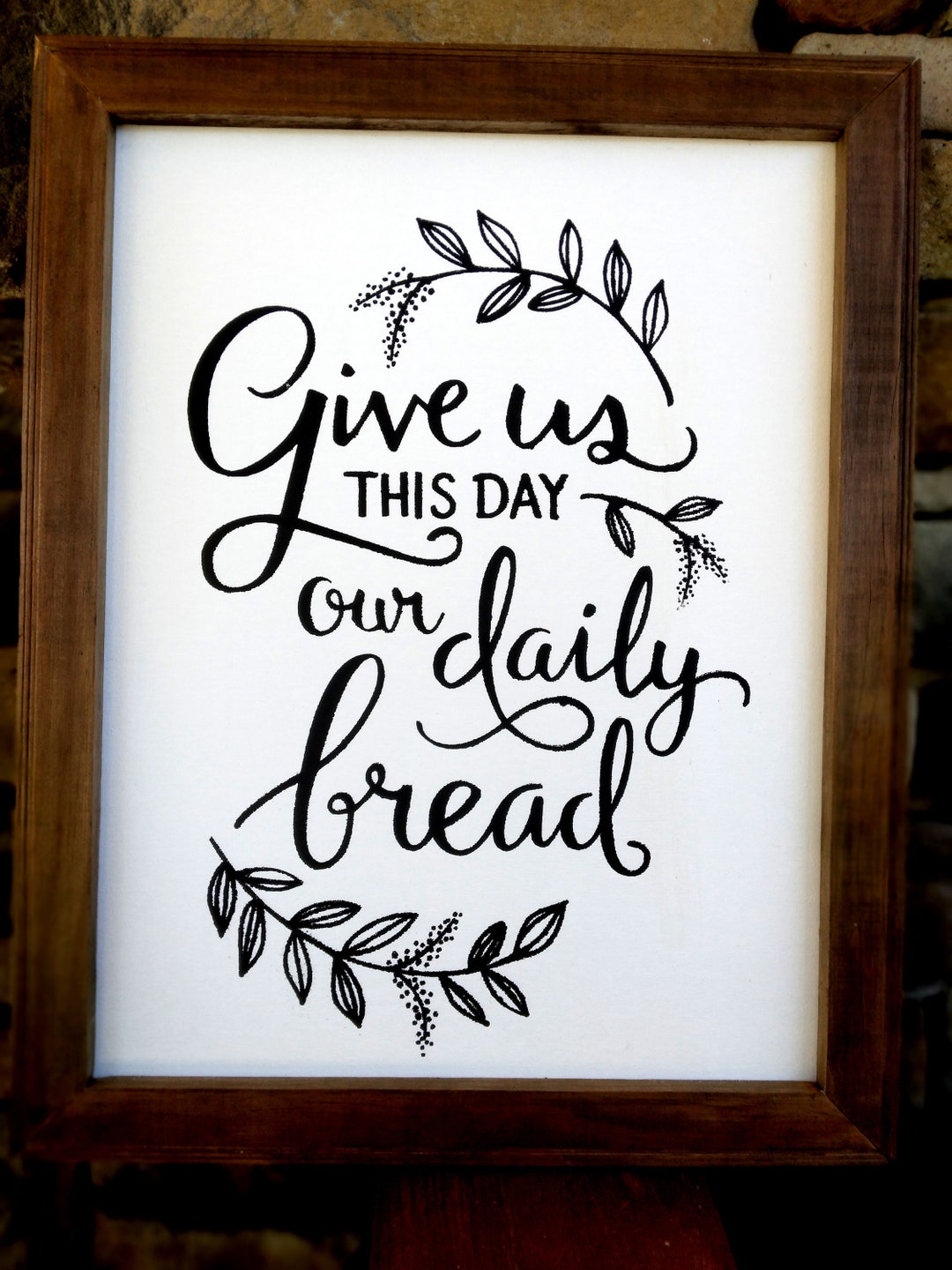 Give Us This Day Our Daily Bread Picture - Etsy