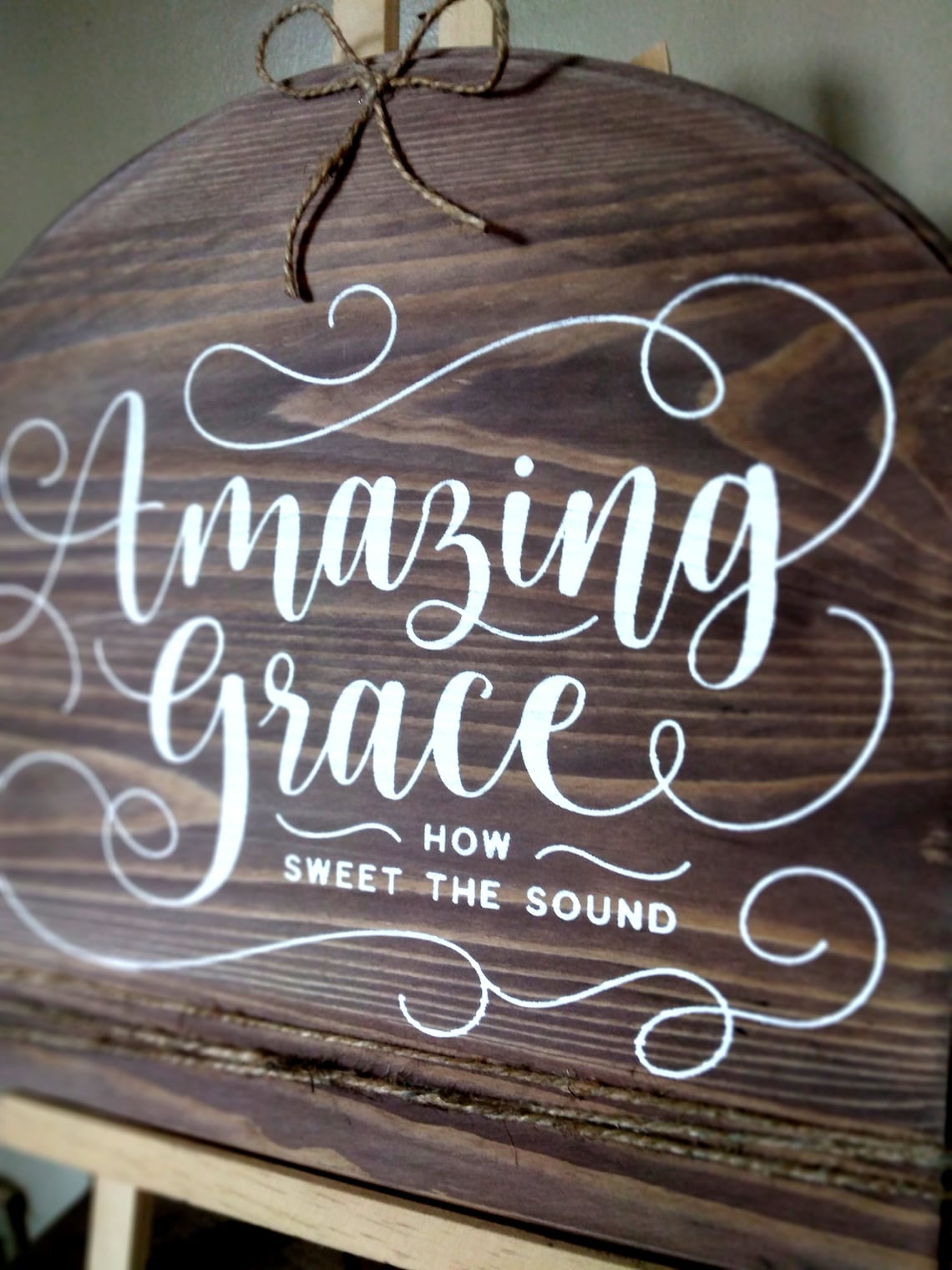 Amazing Grace Wood Plaque - Etsy