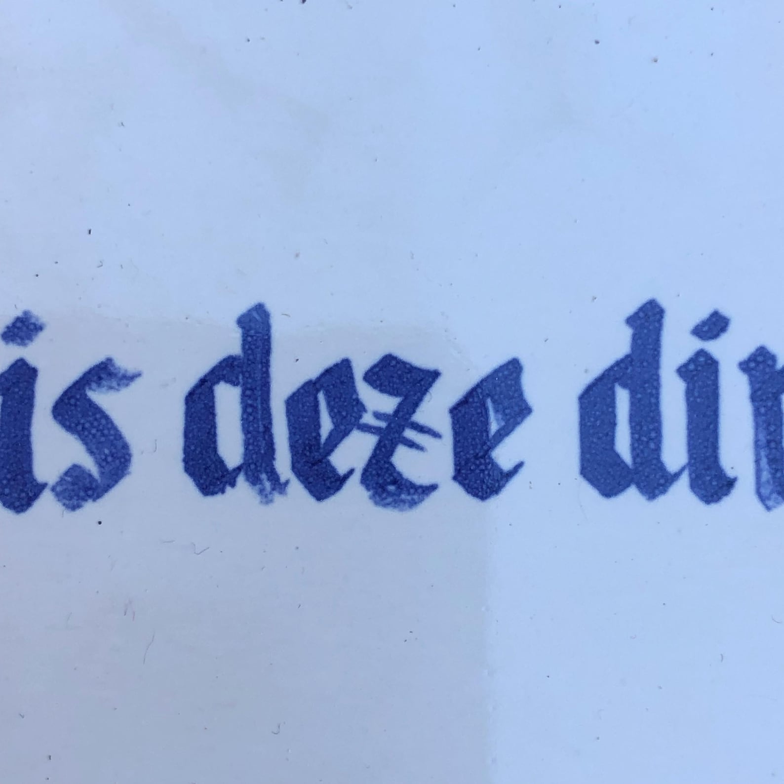 Wat is Deze Ding?: Delfts Blauwe Tegel - Etsy