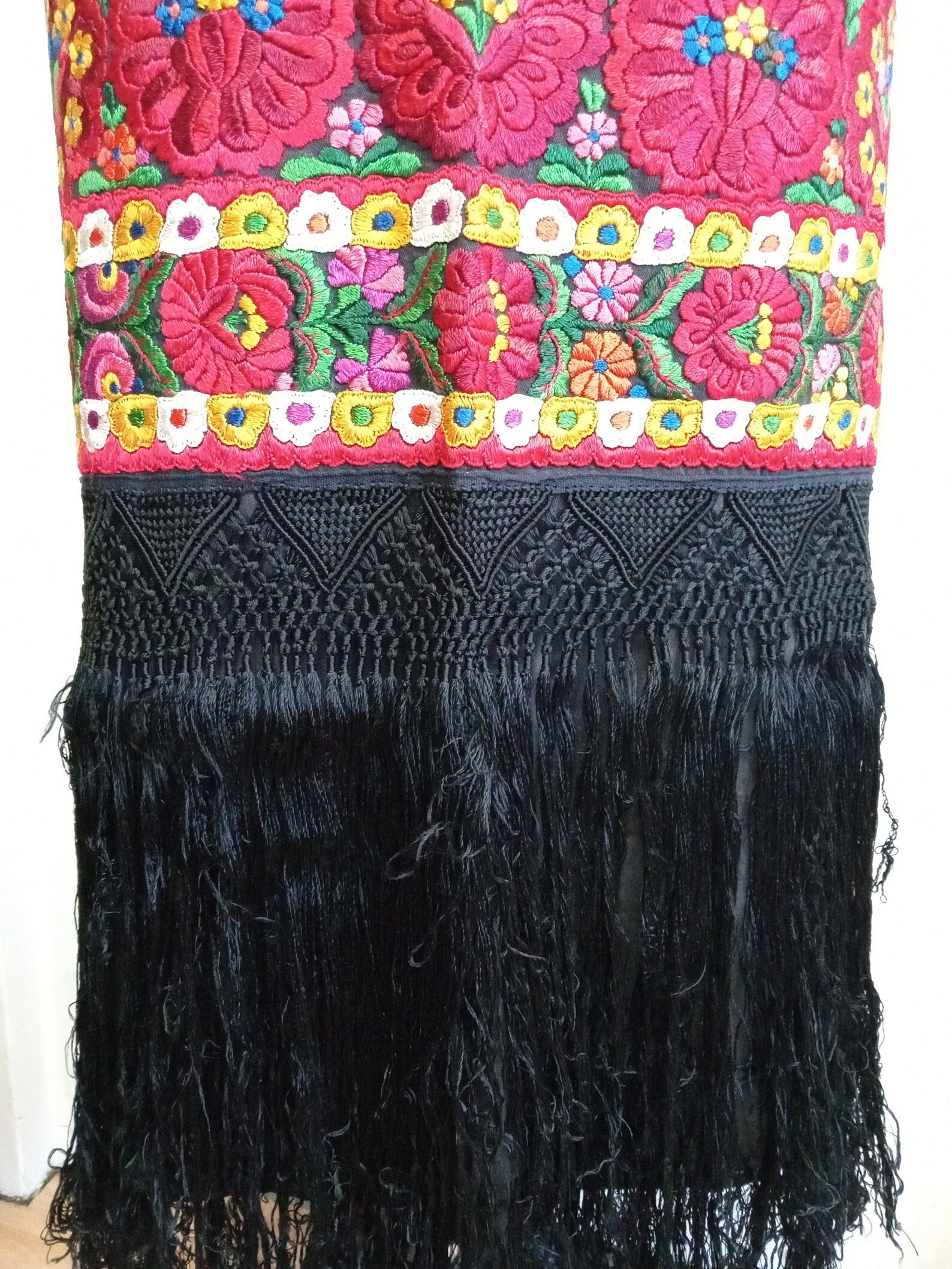 Vintage Matyo Apron Hand Embroidered Treasure - Etsy