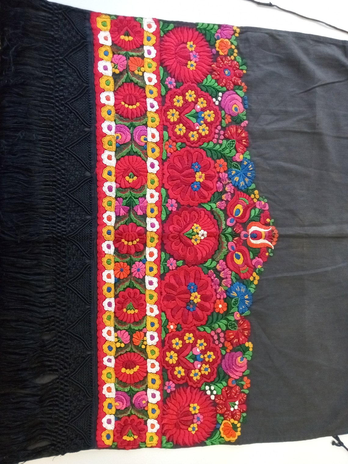 Vintage Matyo Apron Hand Embroidered Treasure - Etsy