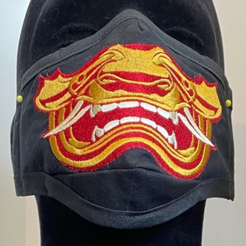 Oni Face Mask - Etsy