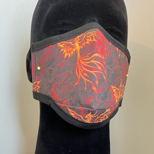 Phoenix Face Mask - Etsy