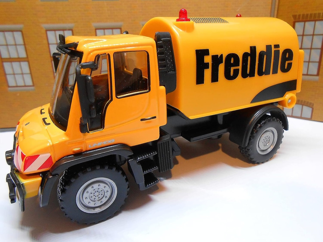 PERSONALISED NAME Toy Roadsweeper Truck Lorry Toy Car Model Boy Girl ...