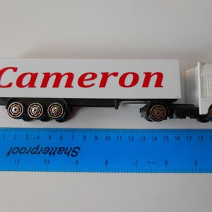 PERSONALISED NAME Toy Lorry Truck Toy Car Model Boy Girl Dad Mom Uncle ...