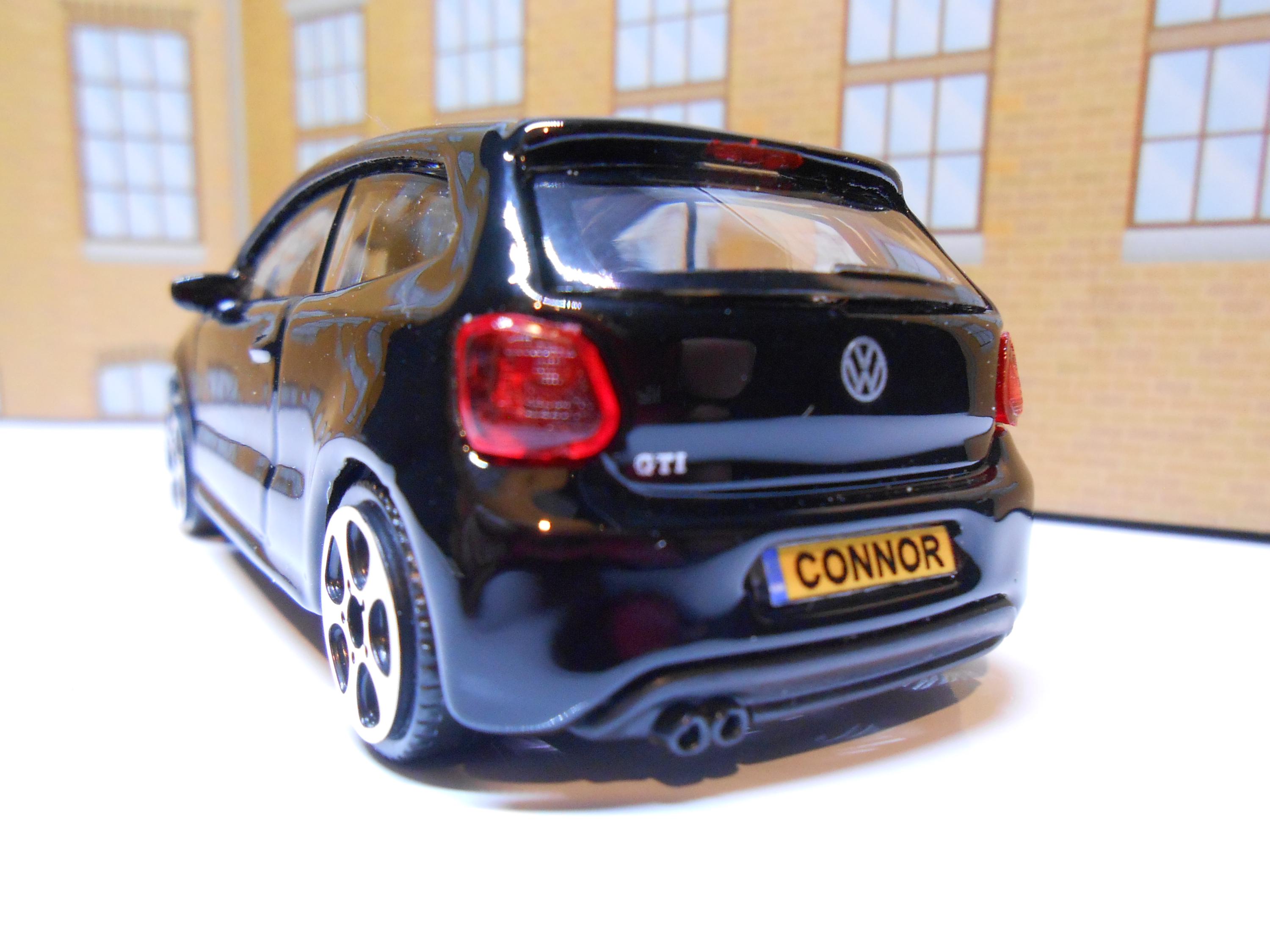 PERSONALISED PLATES Name VW Polo Toy Car Model Boy Girl Dad Mom Uncle ...