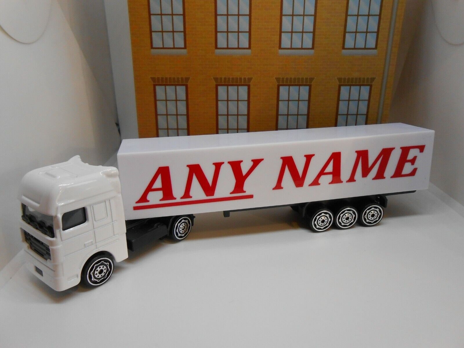 PERSONALISED NAME Toy Lorry Truck Toy Car Model Boy Girl Dad - Etsy UK