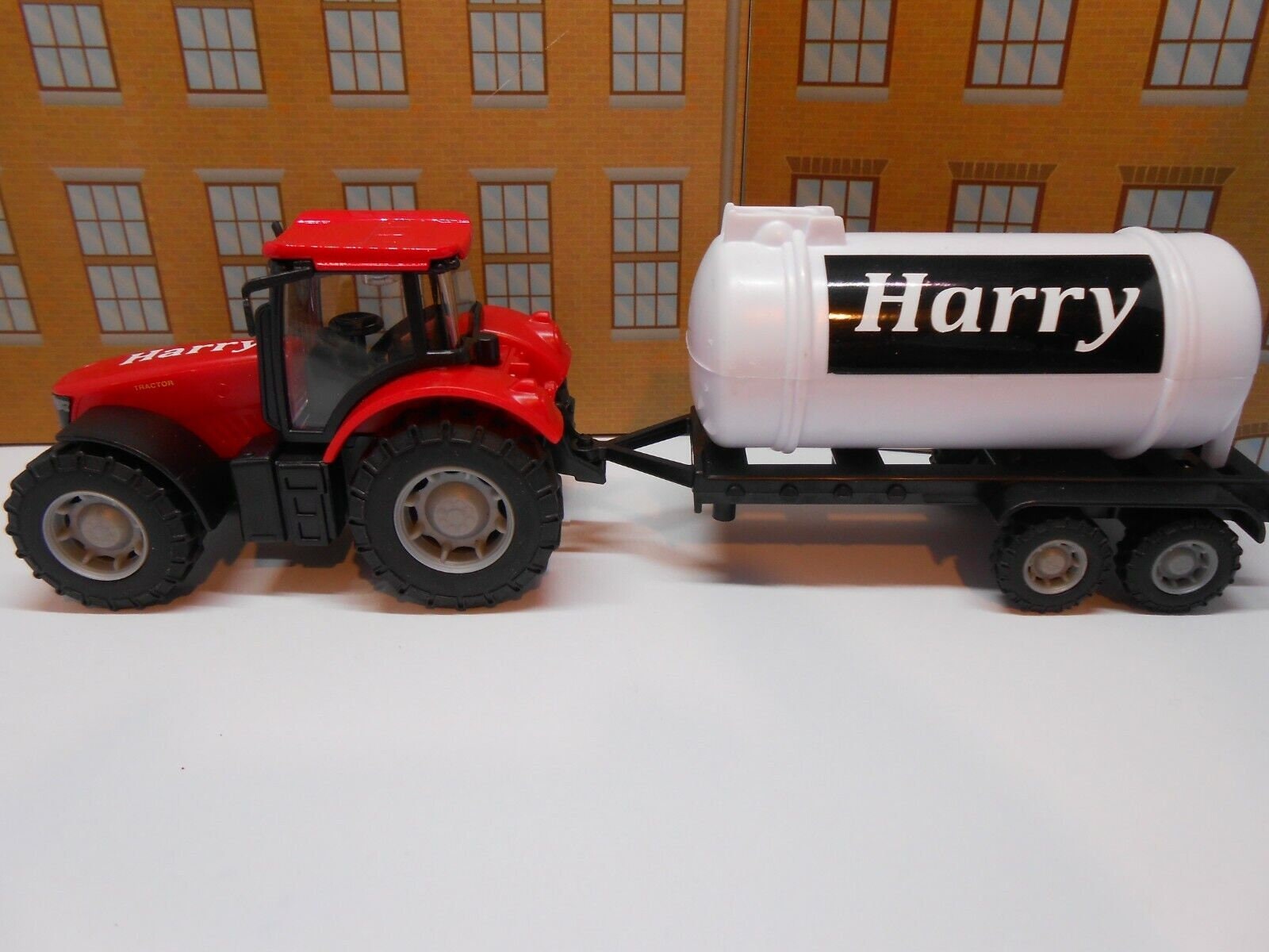 PERSONALISED NAME Toy Tractor & Trailer Set Farm Toy Car Model - Etsy