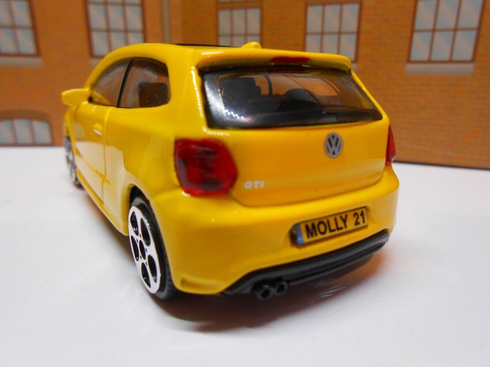 PERSONALISED PLATES Name VW Polo Toy Car Model Boy Girl Dad - Etsy