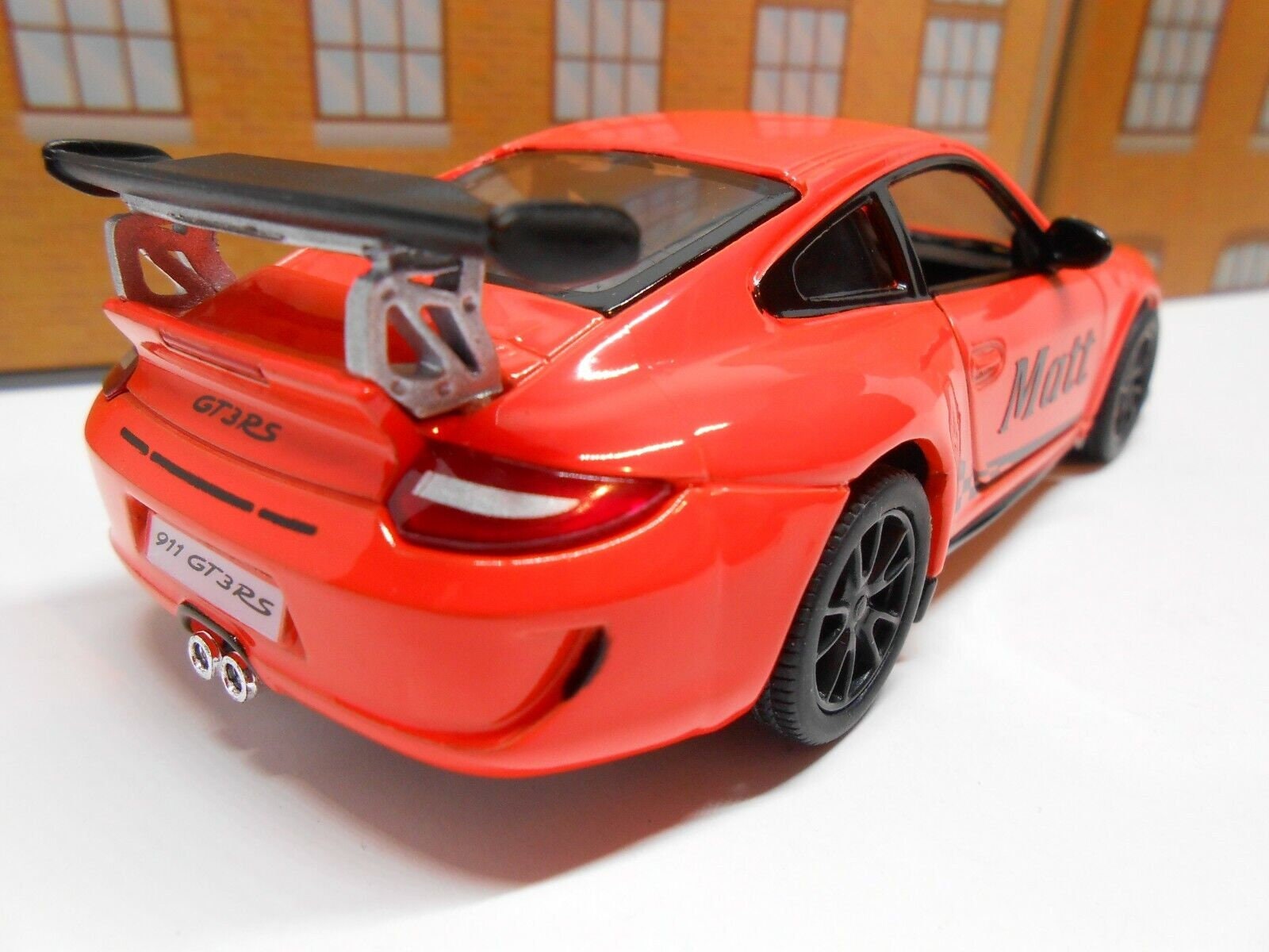 PERSONALISED NAME Porsche 911 GT3 RS Toy Car Model Boy Girl - Etsy