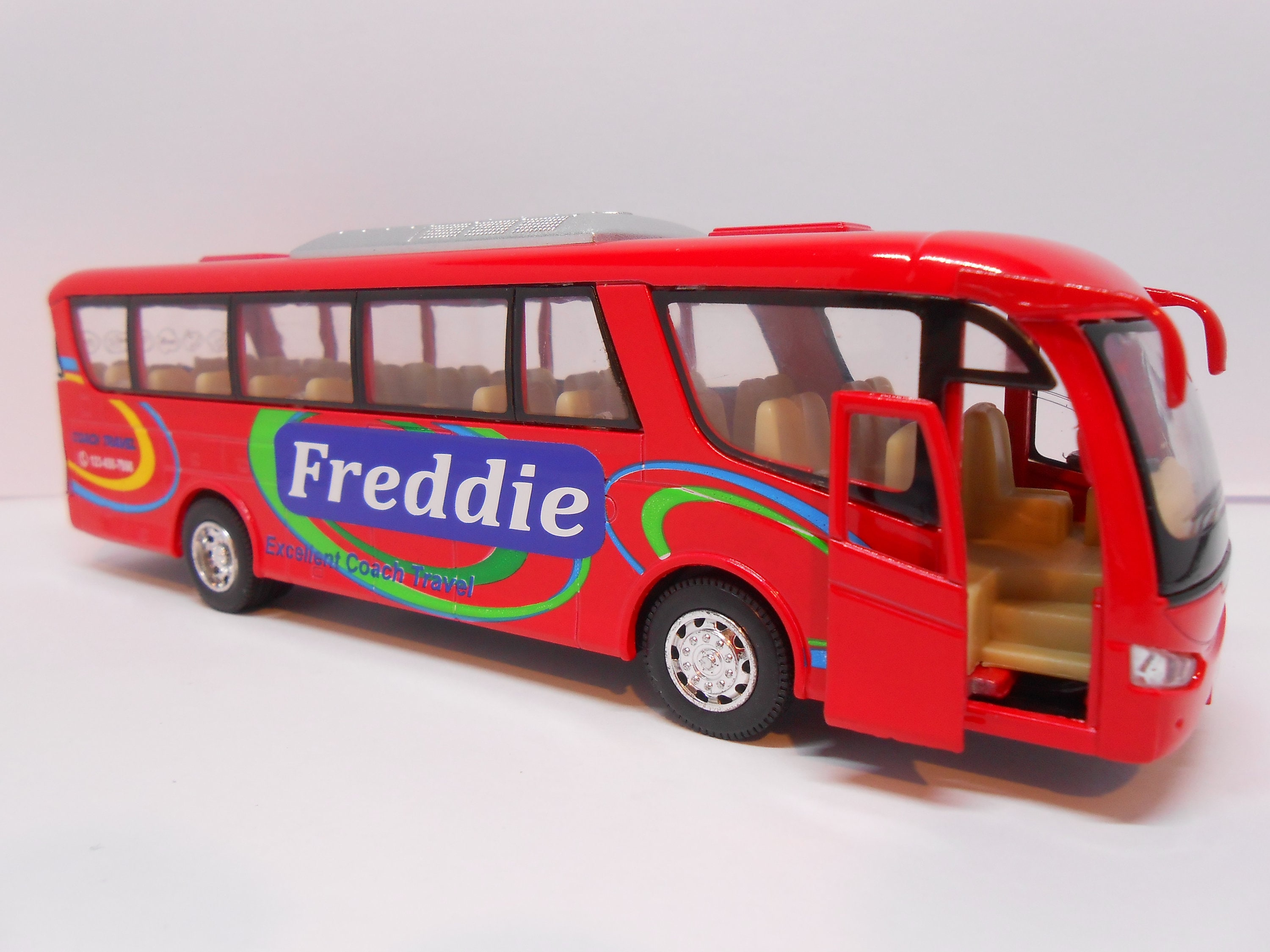 PERSONALISED NAME COACH Bus Toy Car Model Boy Girl Dad Mom - Etsy