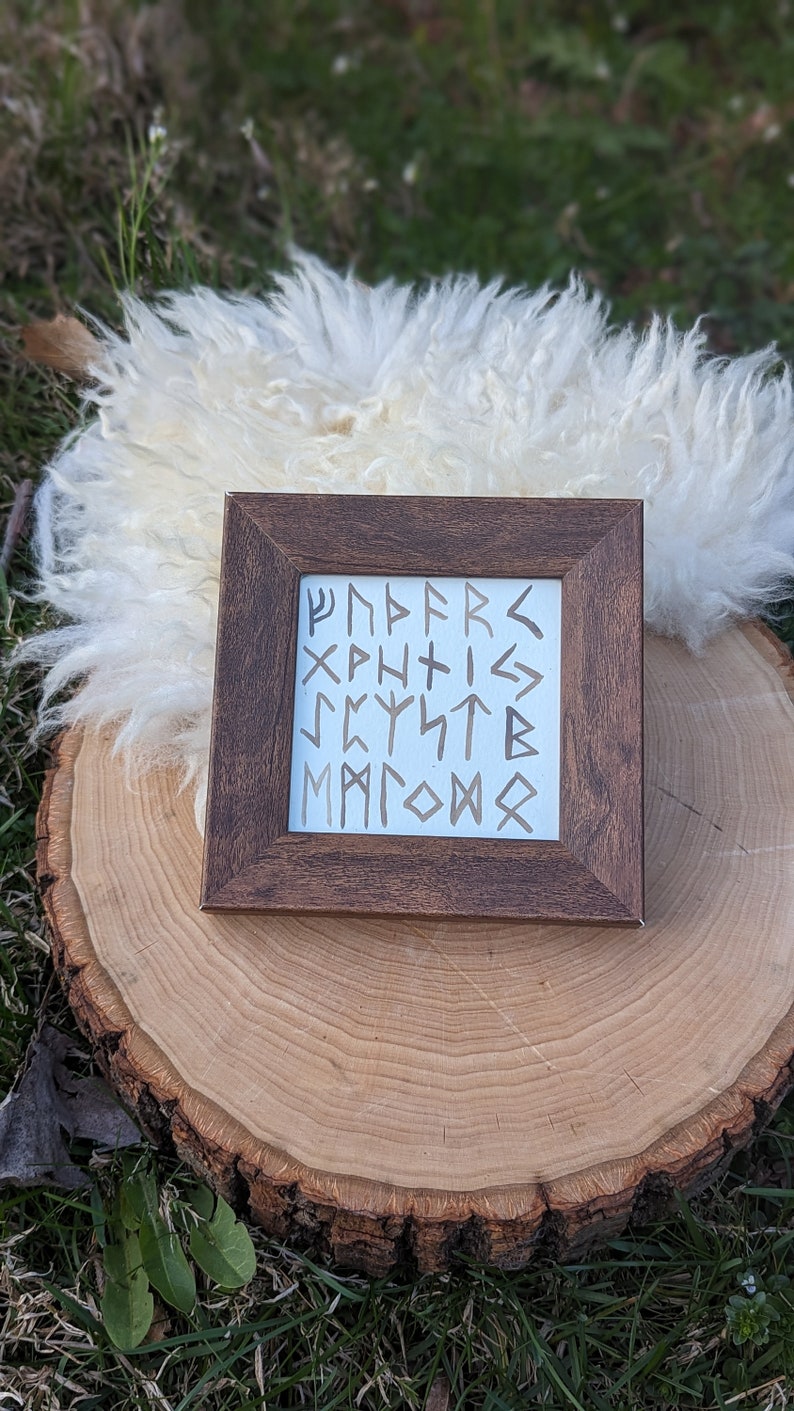 Elder Futhark Runes - Original Watercolor Painting - Etsy
