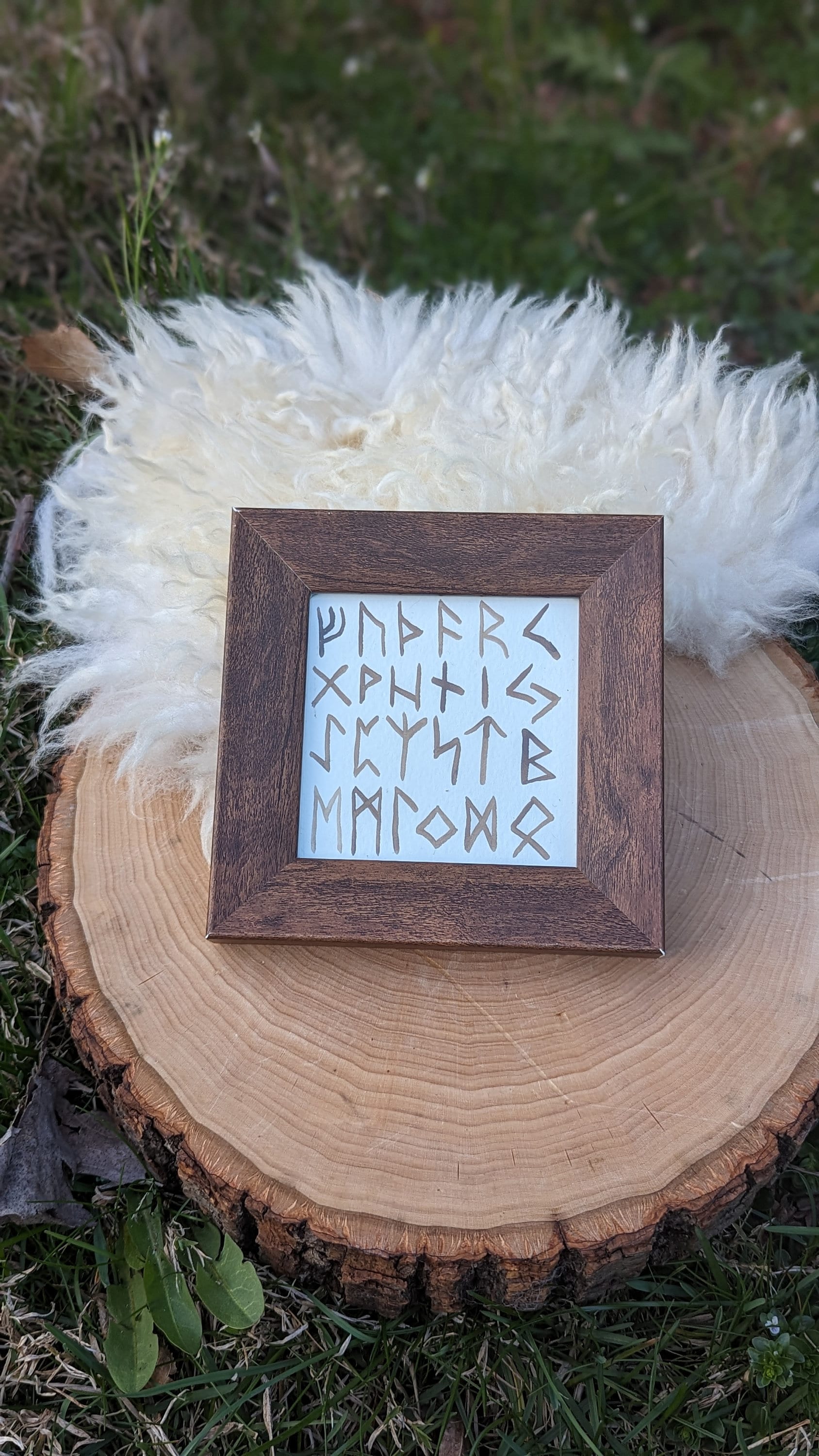 Elder Futhark Runes Original Watercolor Painting - Etsy