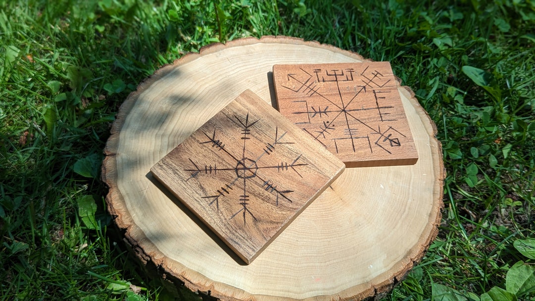 Icelandic Stave Wood Coasters - Etsy
