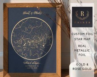 Custom Sky Map | Etsy