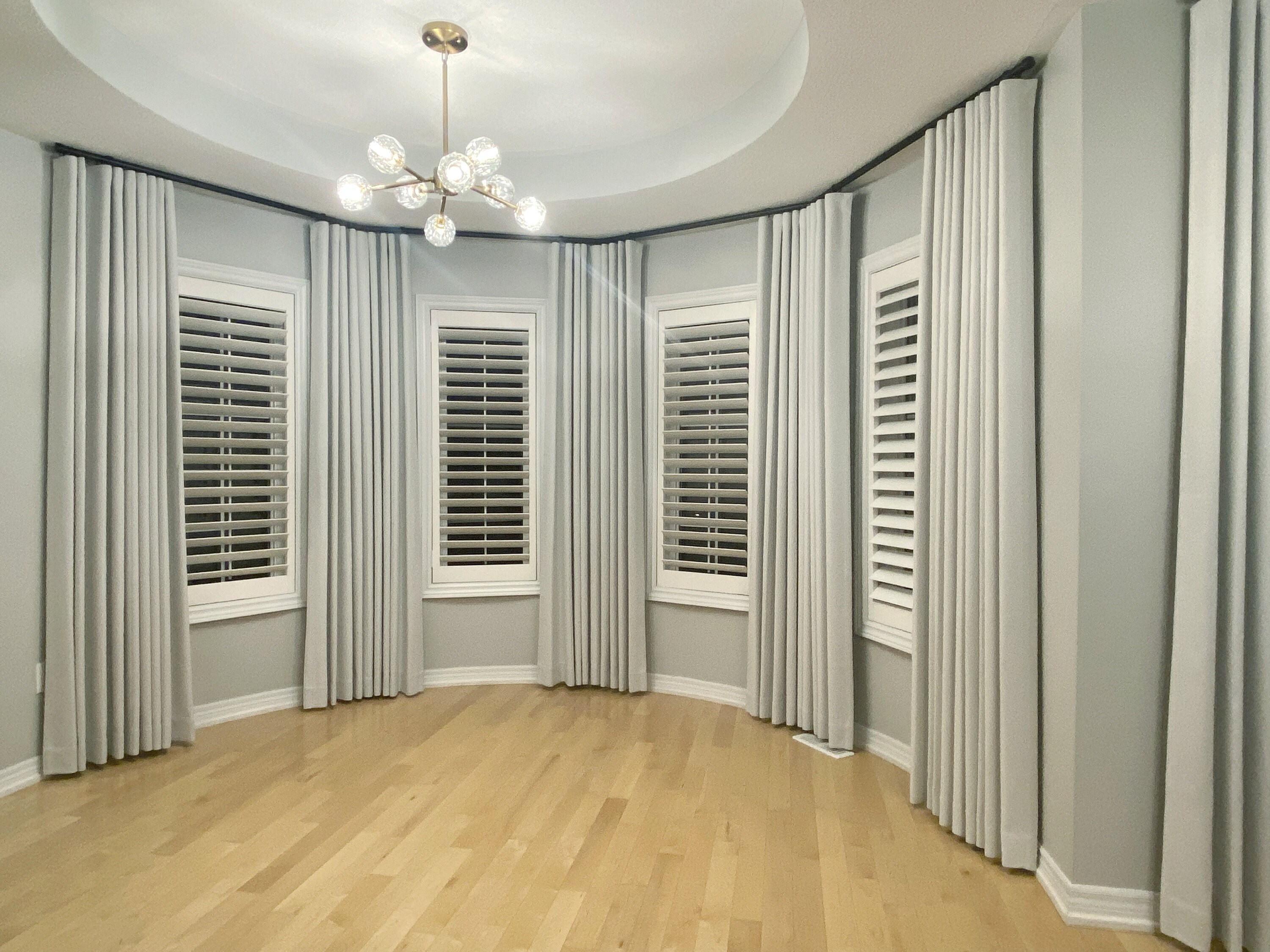 Wider Width Wave Fold Modern Custom Draperyup to 18 Feet Wide flat With ...