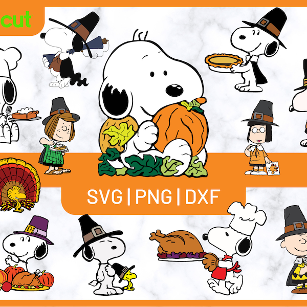 Snoopy Thanksgiving - Etsy