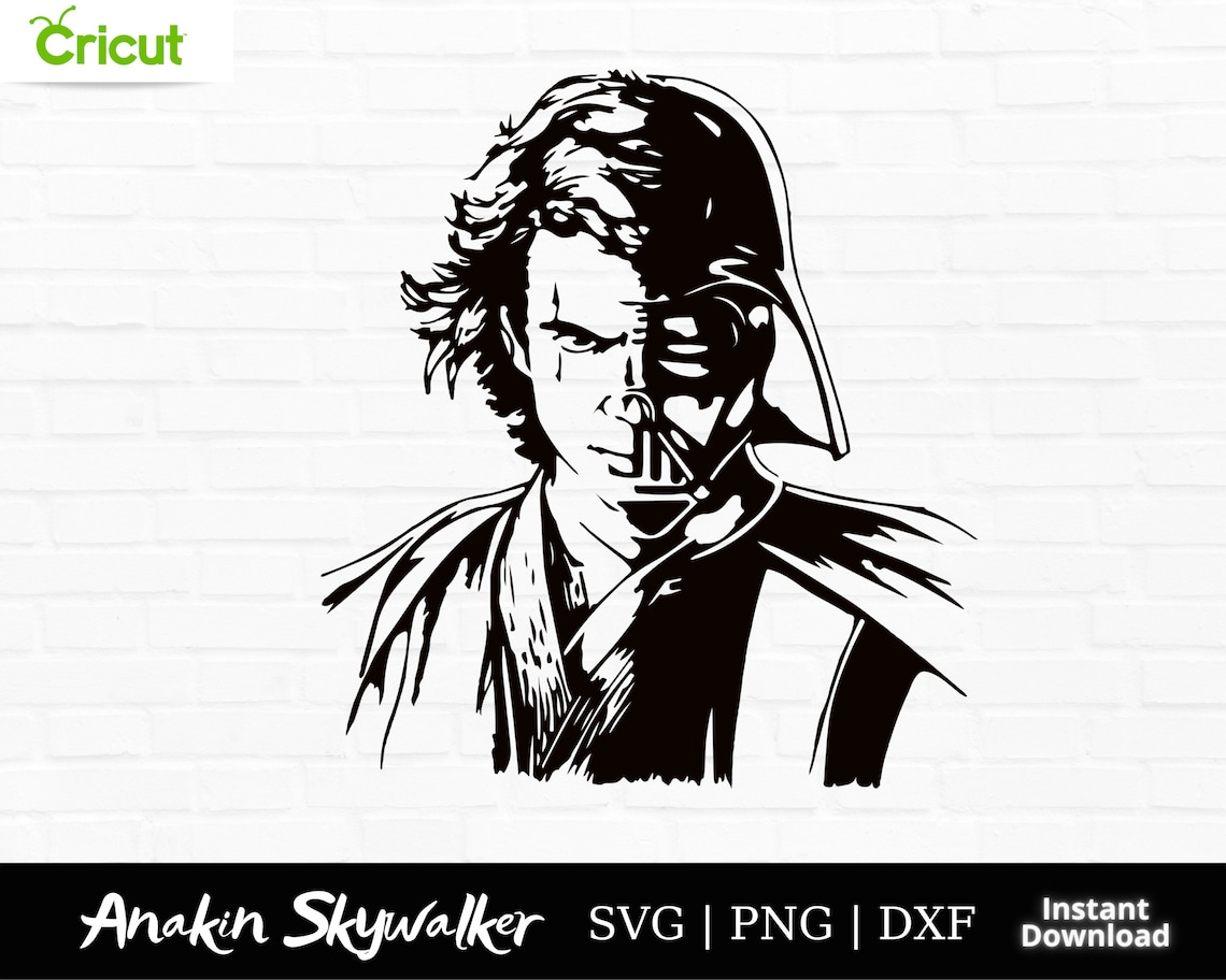Anakin Skywalker Svg Darth Vader Svg Anakin Svg Star Wars - Etsy Canada
