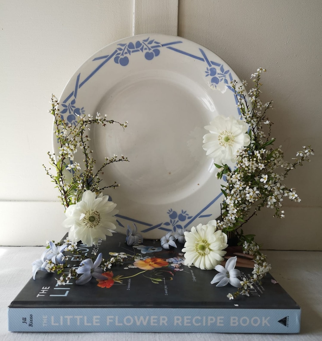 French Antique Ironstone Serving Plate, Made by 'a.lorlee & Cie X ...