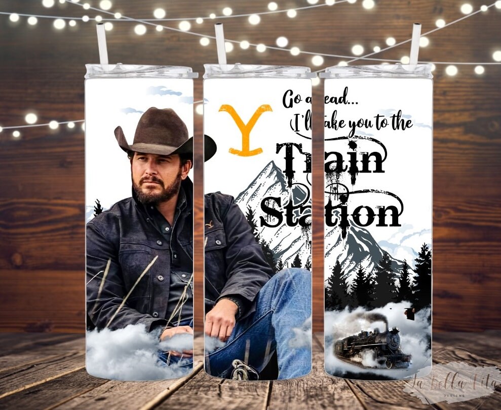 Digital Design Yellowstone Rip Cowboy Design Digital Drawing ...