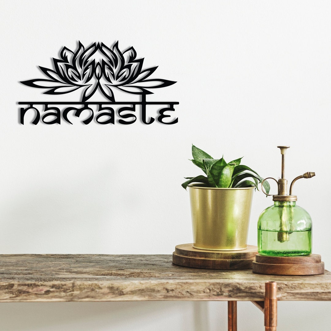 Namaste | Metal Wall Decor | Metal Wall Art | Wall Hangings | Metal ...