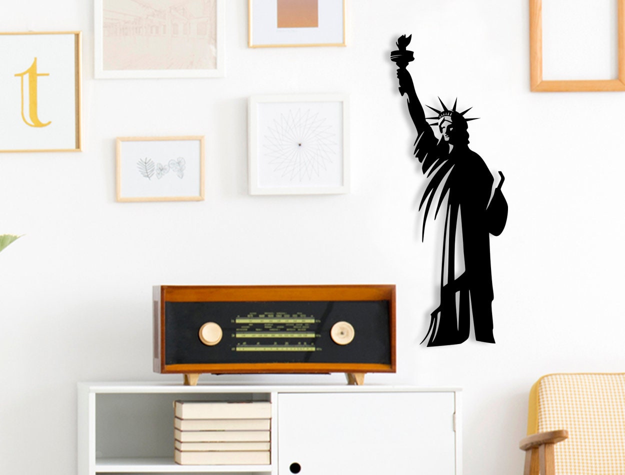 Statue of Liberty Metal Wall Decor Metal Wall Art Wall Hangings Metal ...