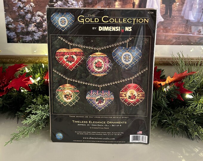 Vintage Dimensions Gold Collection Cross Stitch New in Package #8706 ...