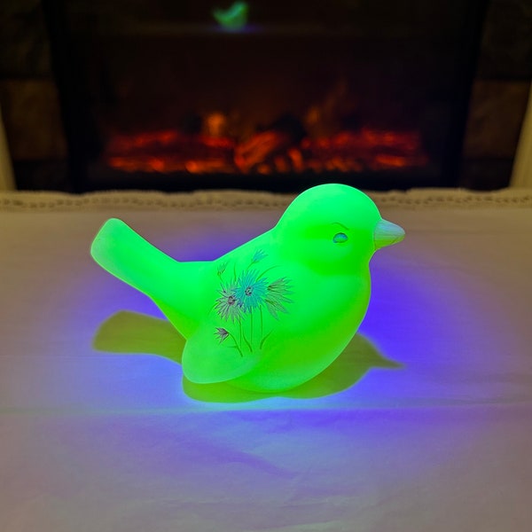 Fenton Glass Bird - Etsy