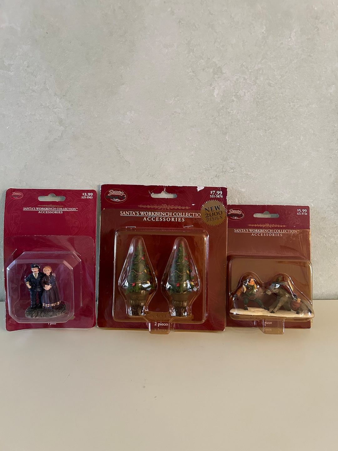 Santas Workbench Figurines Christmas Village Figurines - Etsy