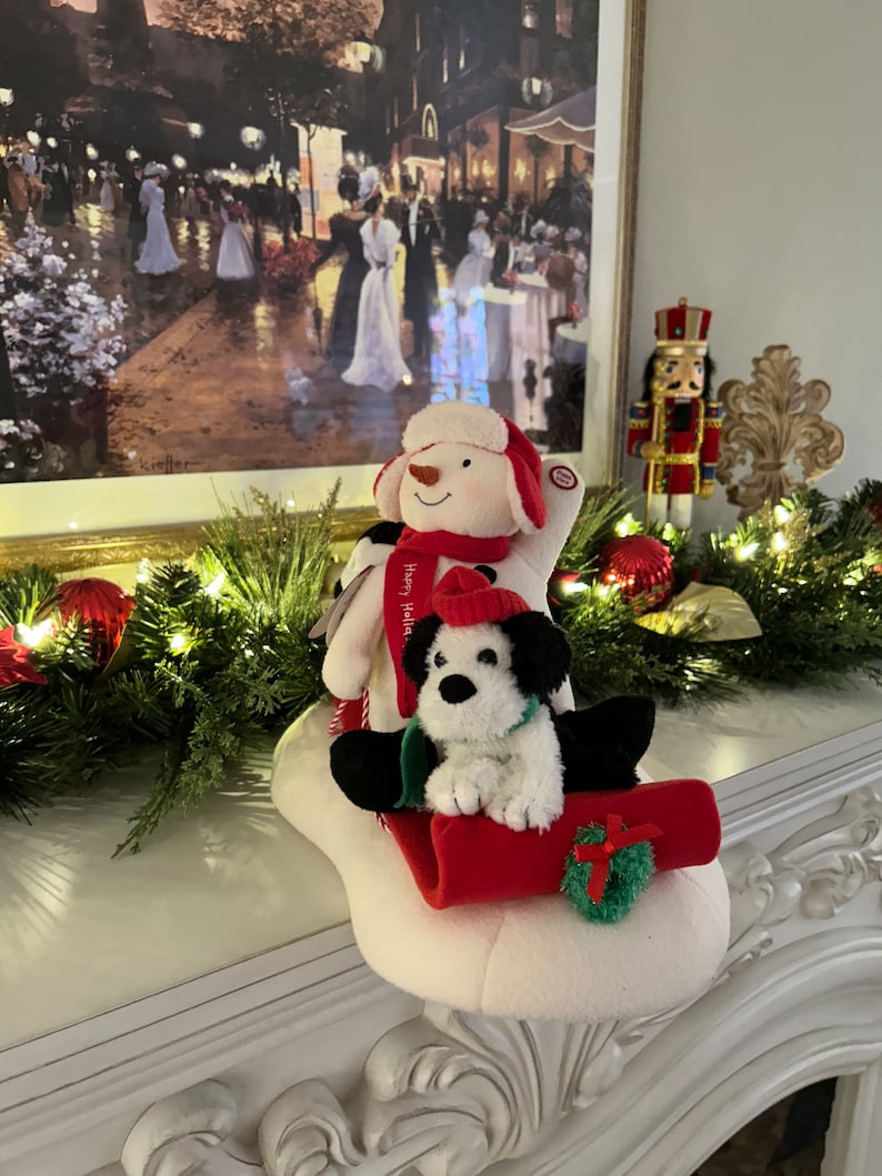 Hallmark Animations Jingle Pals Plush Snow What Fun Sledders - Etsy