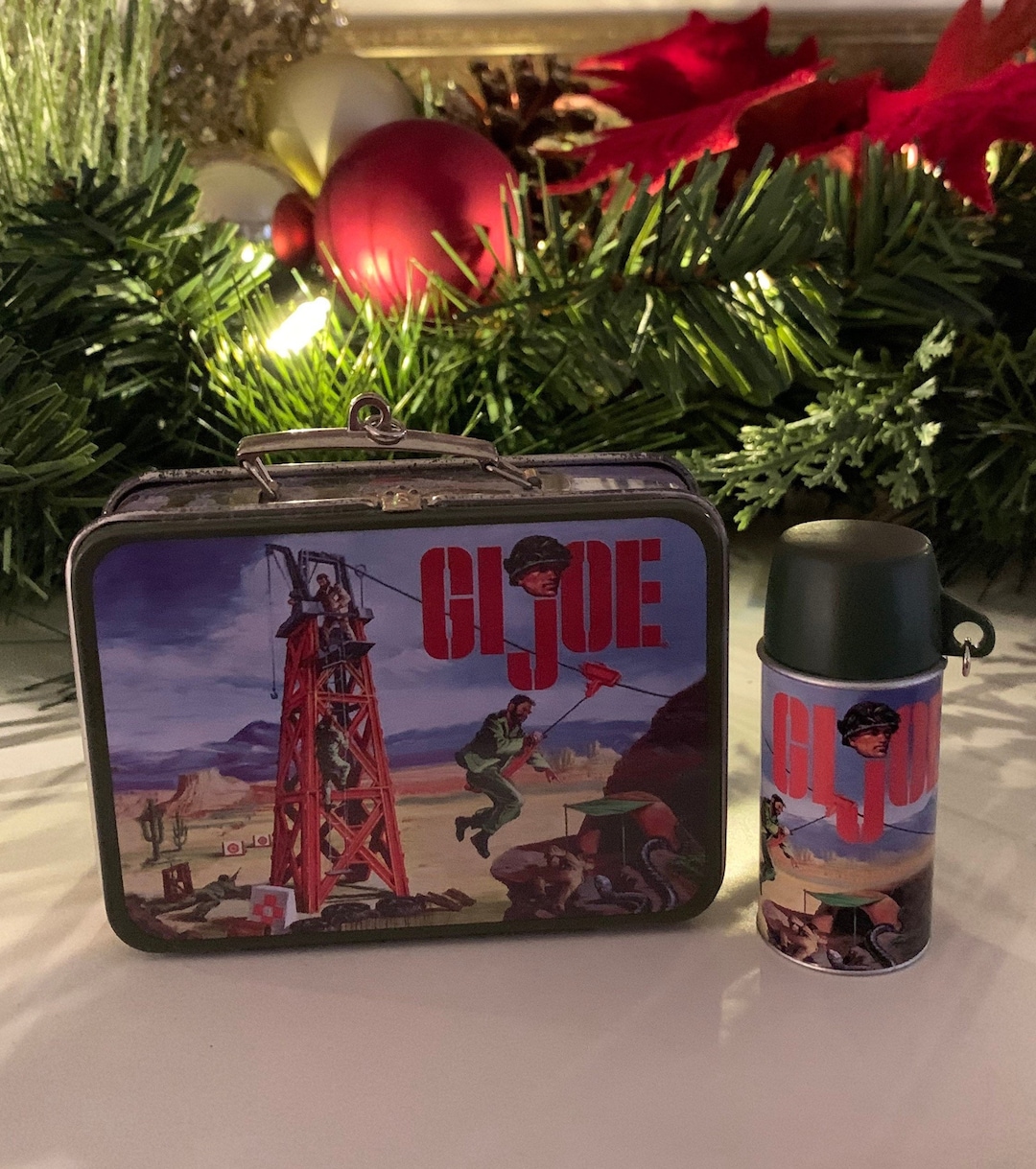 Vintage G I Joe Lunch Box and Thermos Ornament - Etsy