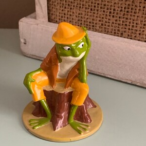 Rare Disney Splash Mountain Brer Frog Figurine Song of the South Walt ...