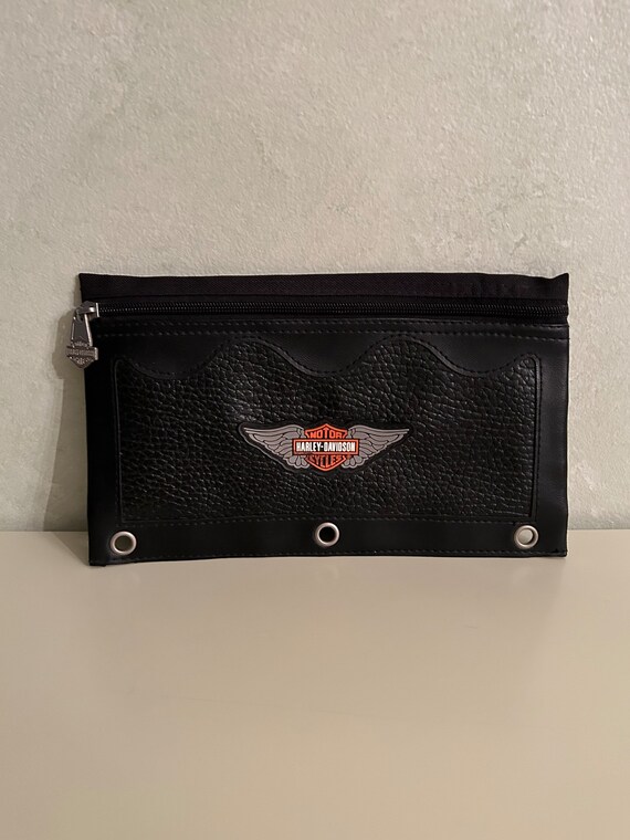 Harley Davidson Zipper Pouch Pen Pencil Case Storage … - Gem