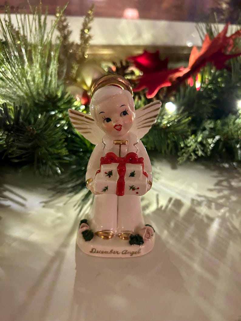 Vintage Christmas Angel Boy Christmas Kitsch - Etsy