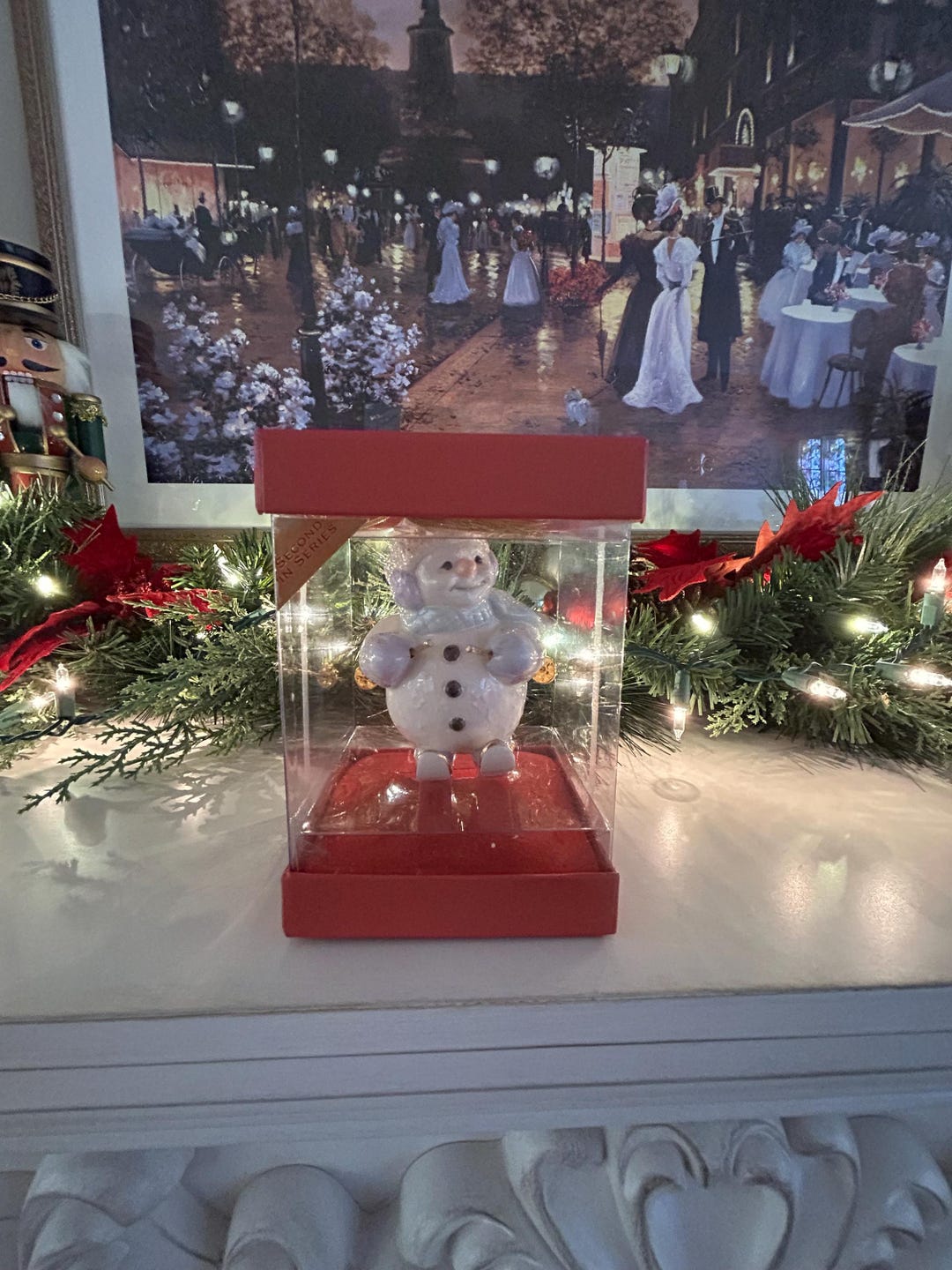 Lenox Anthropomorphic Skiing Snowman Ornament New in Box - Etsy