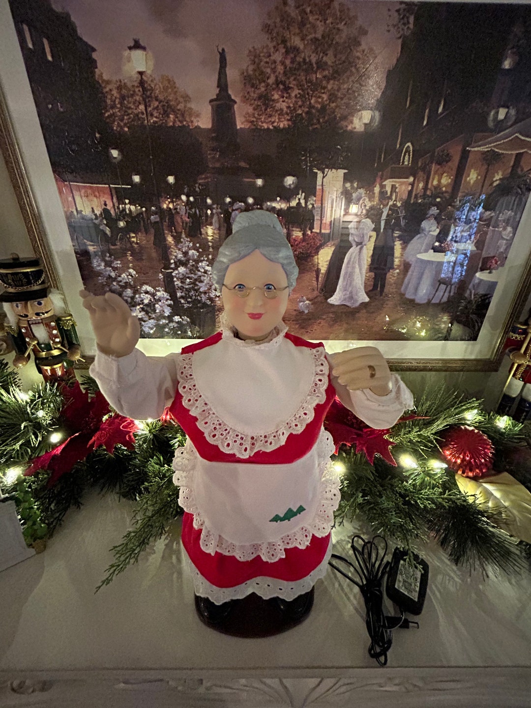 Vintage Animated Dancing Mrs. Claus - Etsy